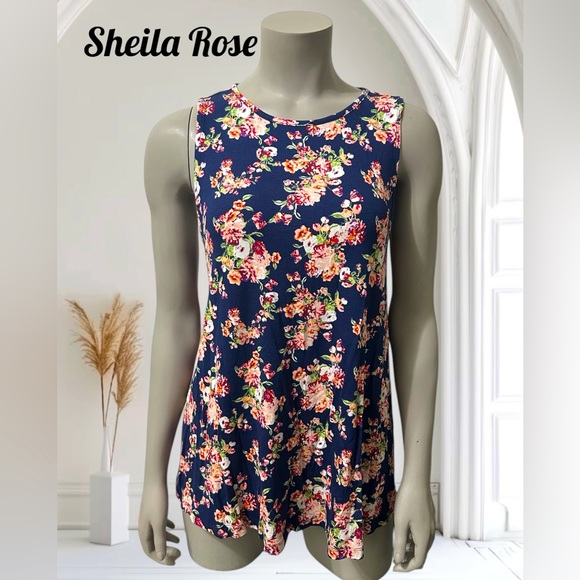 Sheila Rose | Tops | 7 Sheila Rose Floral Tank | Poshmark
